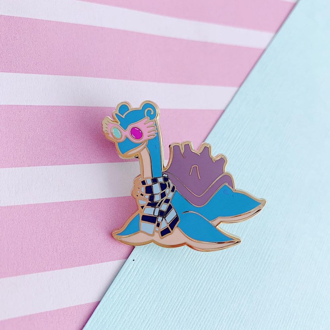 Lapras Enamel Pin - Lapras Pin - Fantasy Pin - Lovegood Pin - Pokemon ...