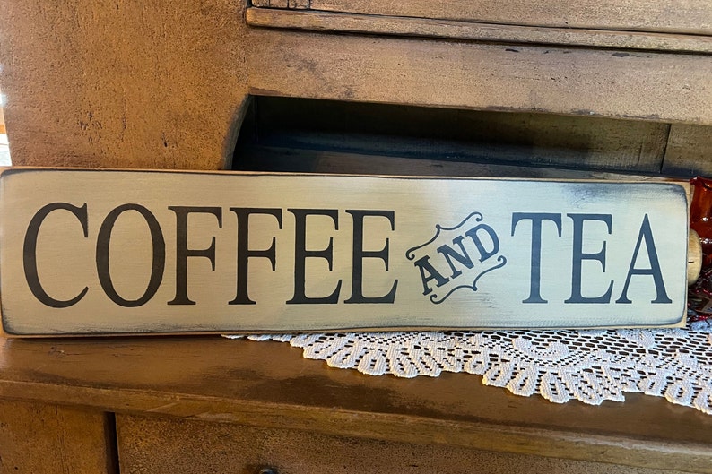 Coffee and Tea Sign - Etsy