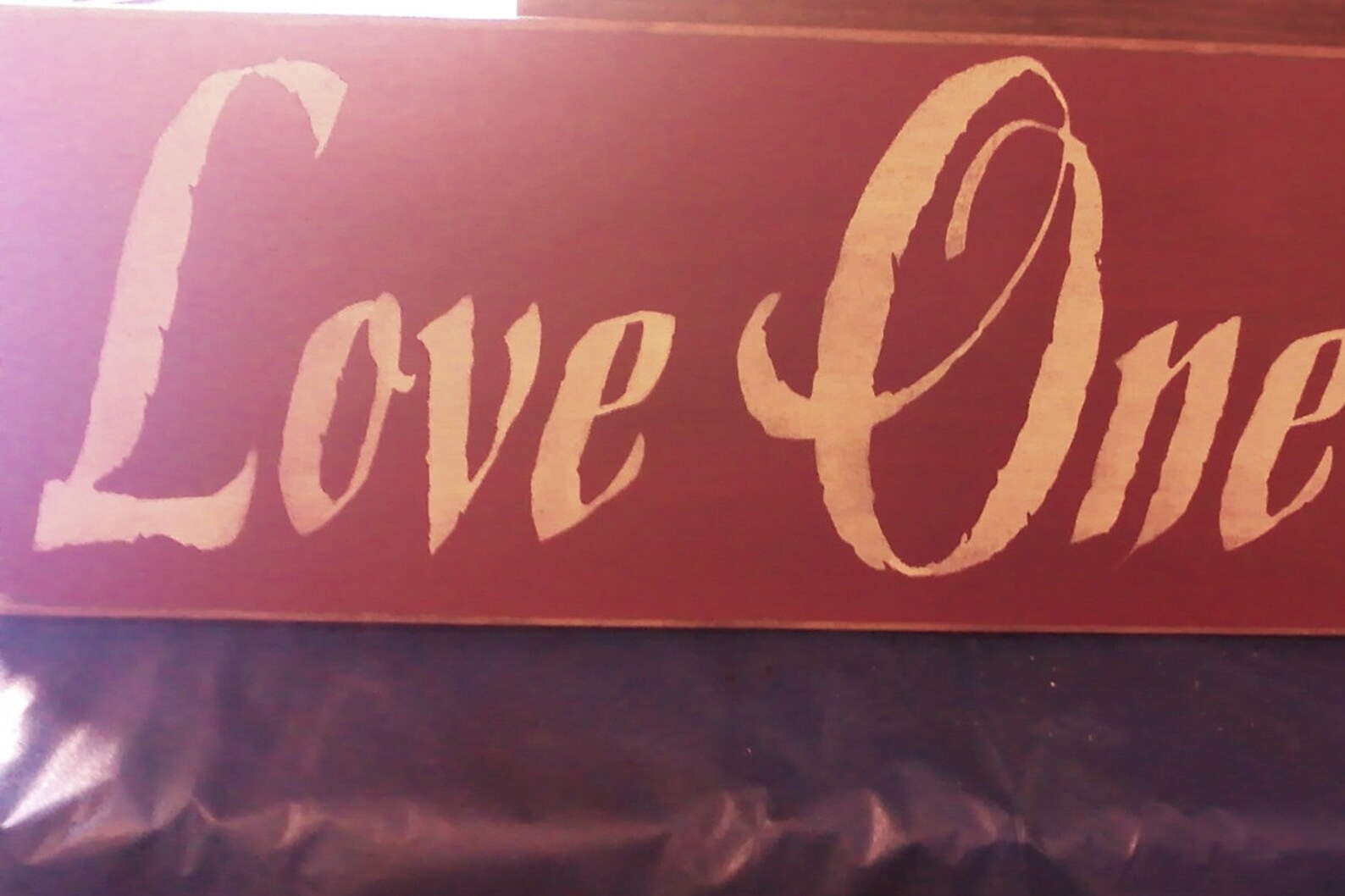 Love One Another Sign Approximately 24x6x1 | Etsy