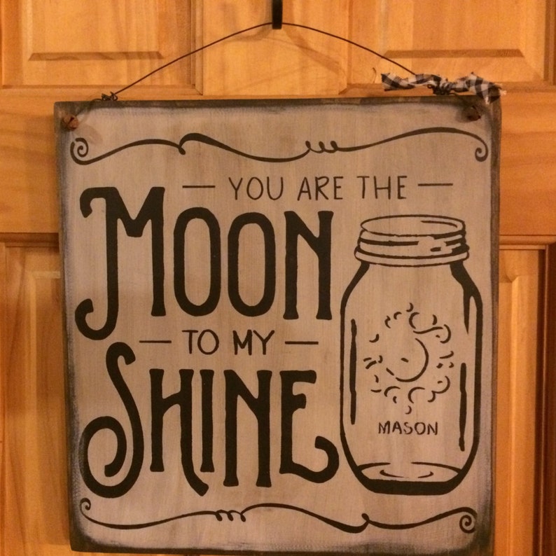 You Are the Moon to My Shine Adorable 12x12 Wooden Sign - Etsy