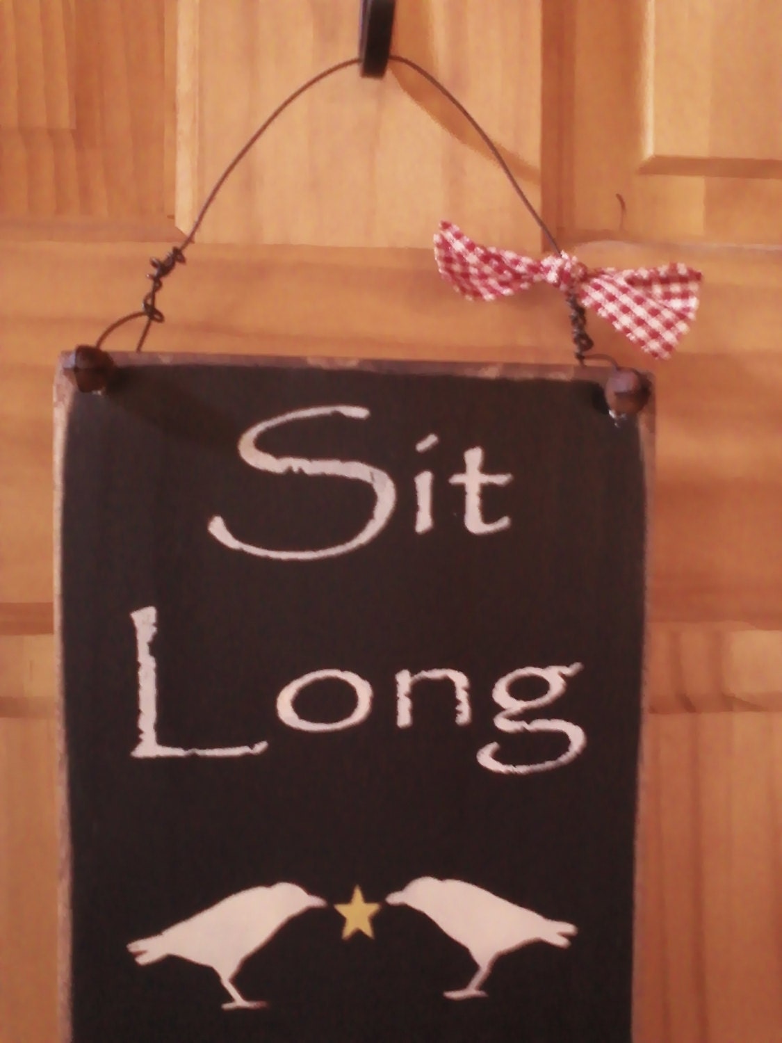 Sit Long Talk Much Laugh Often Vertical Sign With Crows and - Etsy