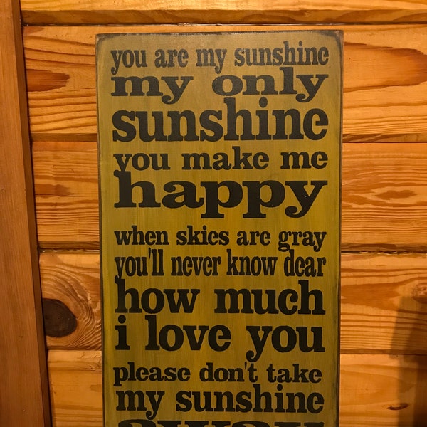 Sunshine Metal Sign - Etsy