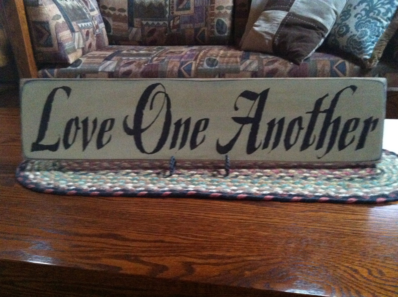 Love One Another Sign Approximately 24x6x1 | Etsy