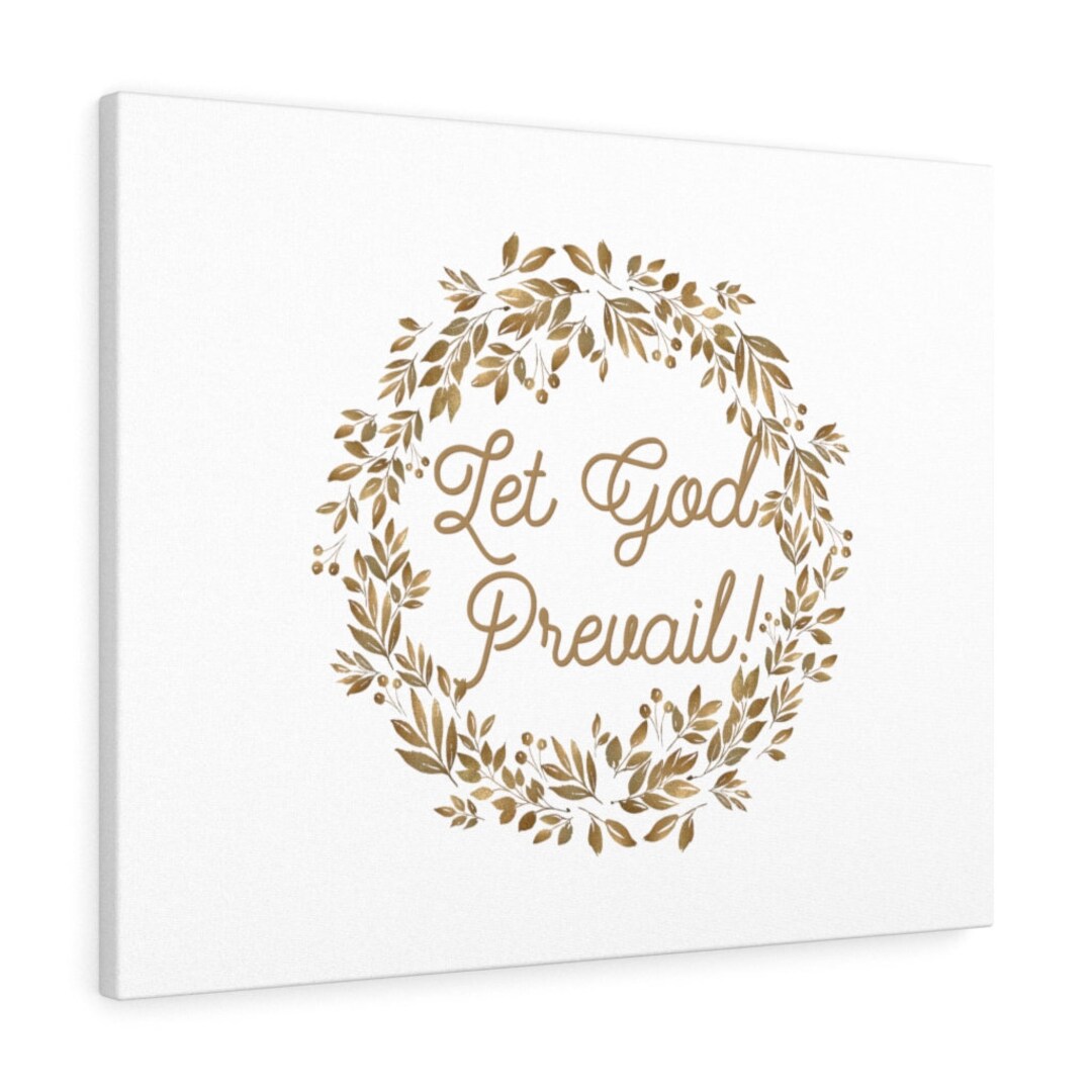 Deja que Dios prevalezca religioso idea de regalo hermoso - Etsy España