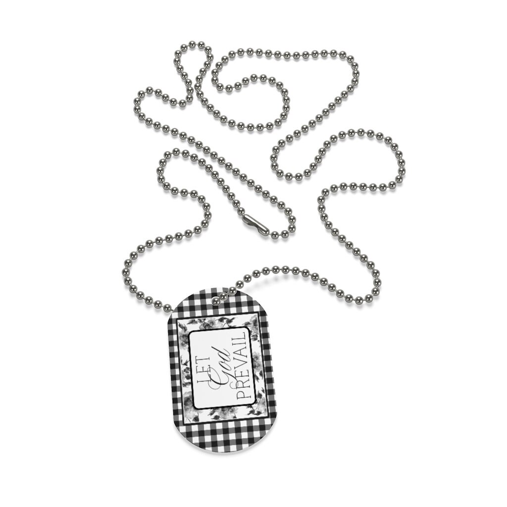 Let God Prevail Dog Tag Faith Dog Tag Religious Dog Tag - Etsy