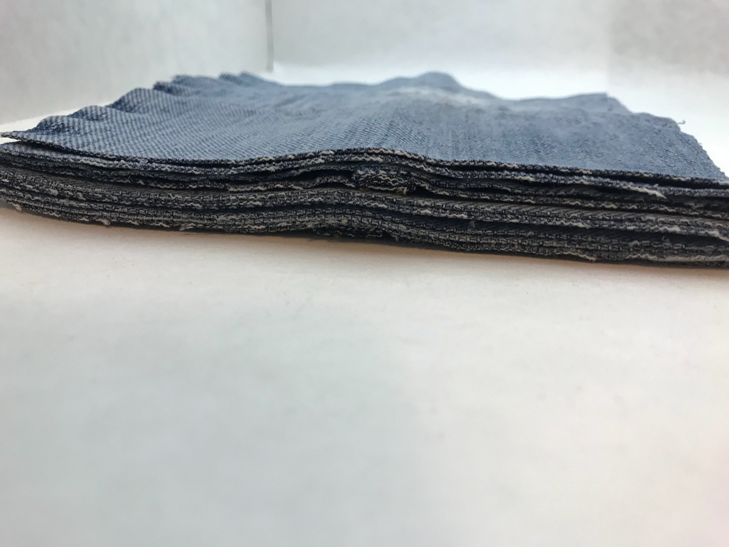 Lot of 24 Denim Squares for Quilting 6 x 6 Denim - Etsy.de