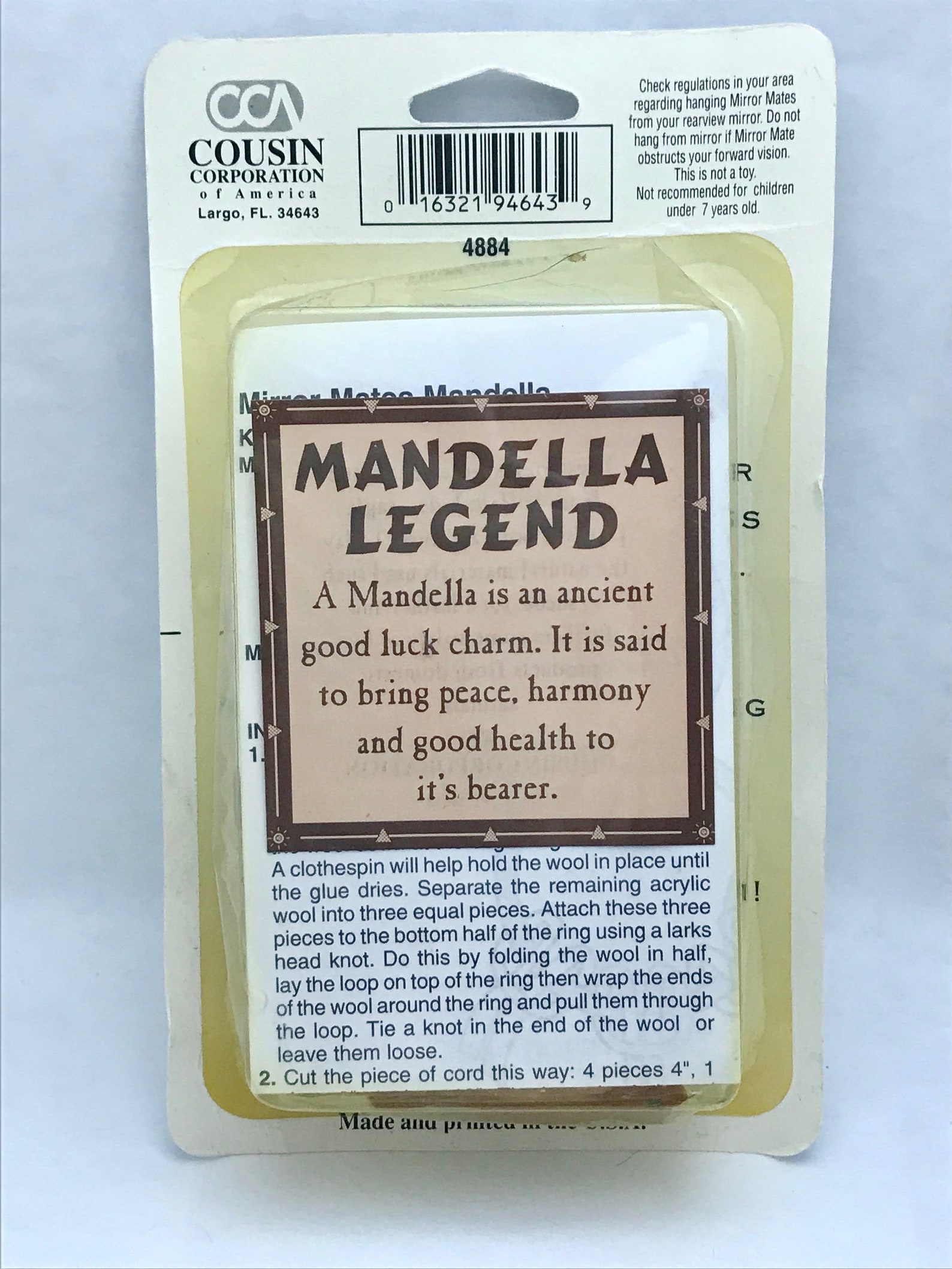 Mandella Kit by CCA Cousin Corporation of America, Mirror Mates, #4884 ...