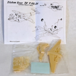 Planet Models, Mixed Media Model Aircraft Kit of a 'blohm Voss BV P192 ...