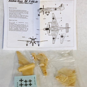 Planet Models, Mixed Media Model Aircraft Kit of a 'blohm Voss BV P192 ...