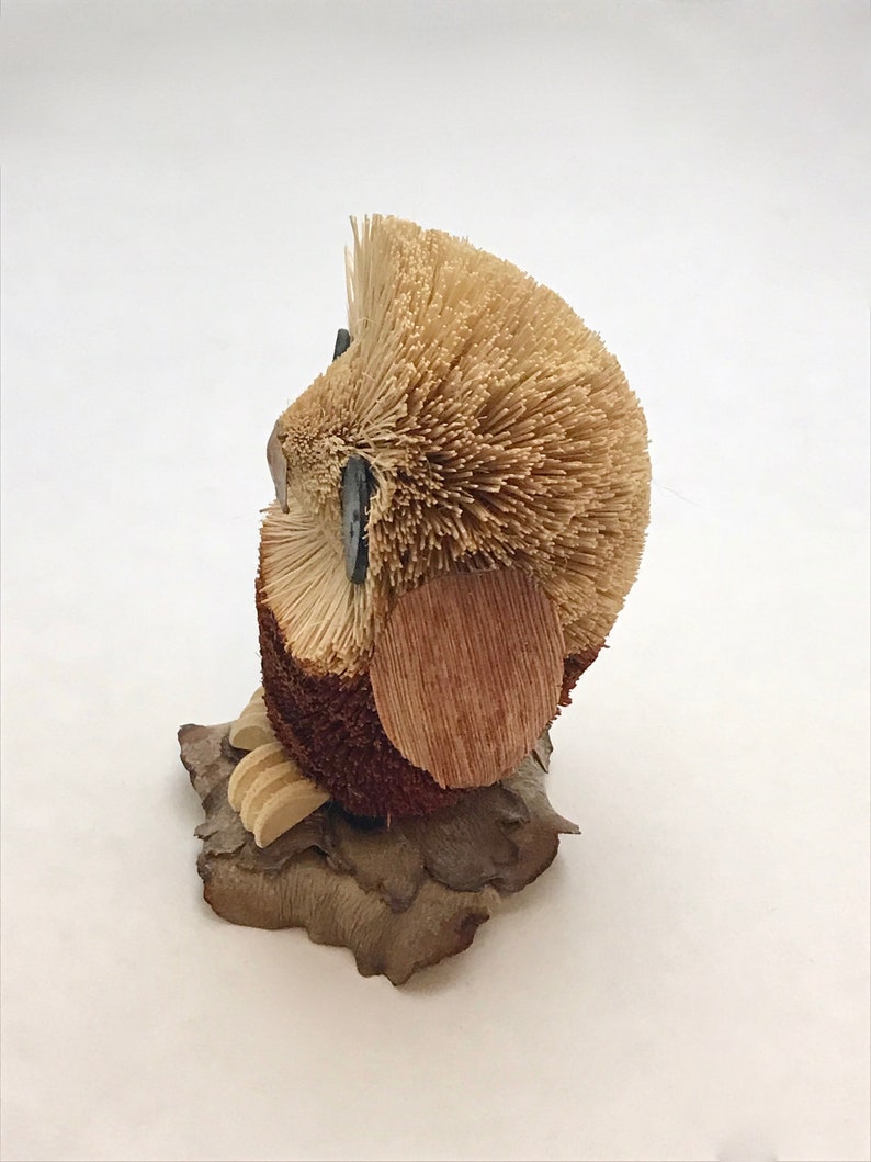 VINTAGE Pinecone Owl Figurine, Handmade From a Pinecone, Great Gift for ...