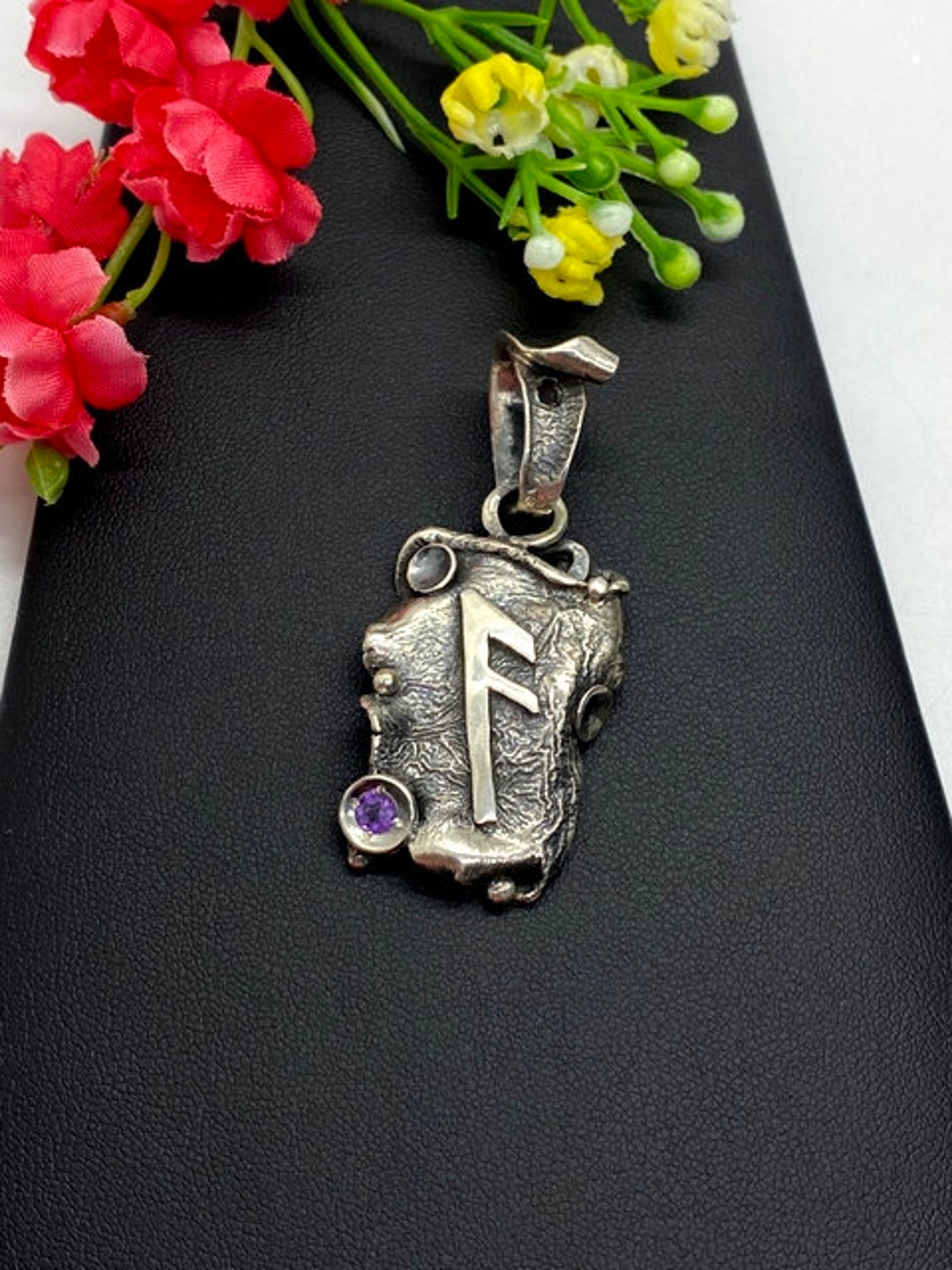 One of the Gods Runic Symbol Pendant - Artisan Handcrafted Runic ...