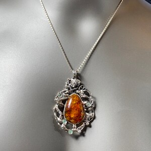 Amber Pendant Baltic Amber Pendant Artisan Amber Pendant - Etsy