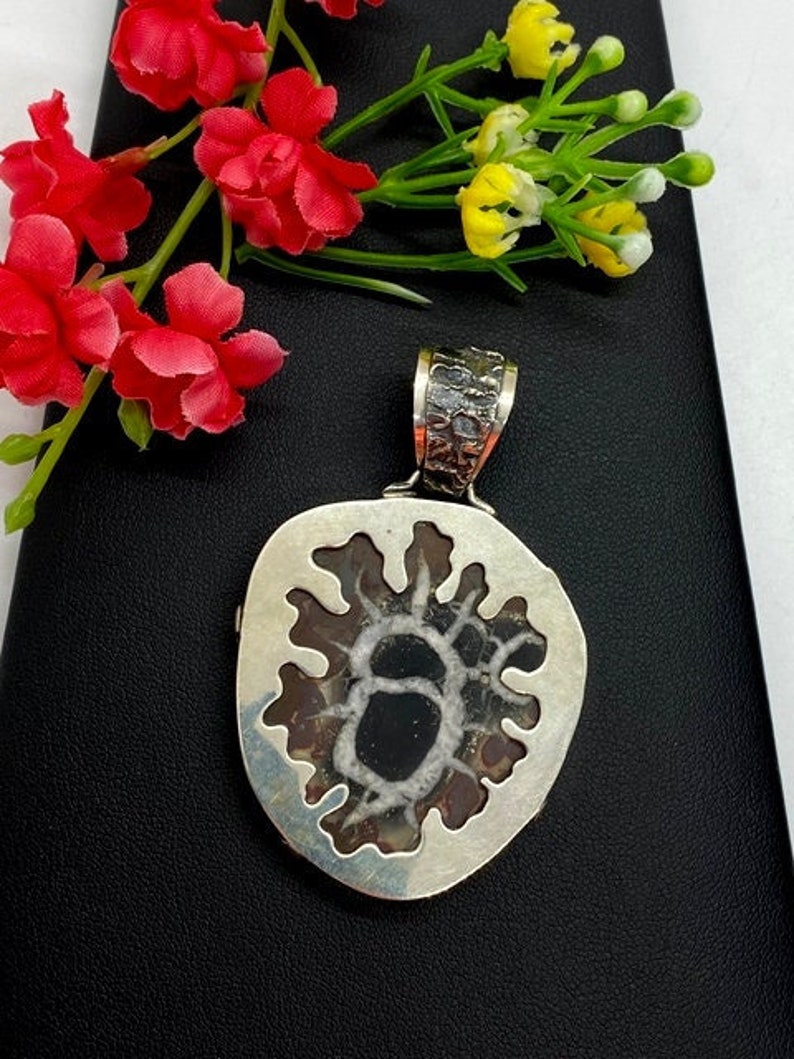 Nodule Septarian Fossil Pendant Artisan Handmade Pendant - Etsy