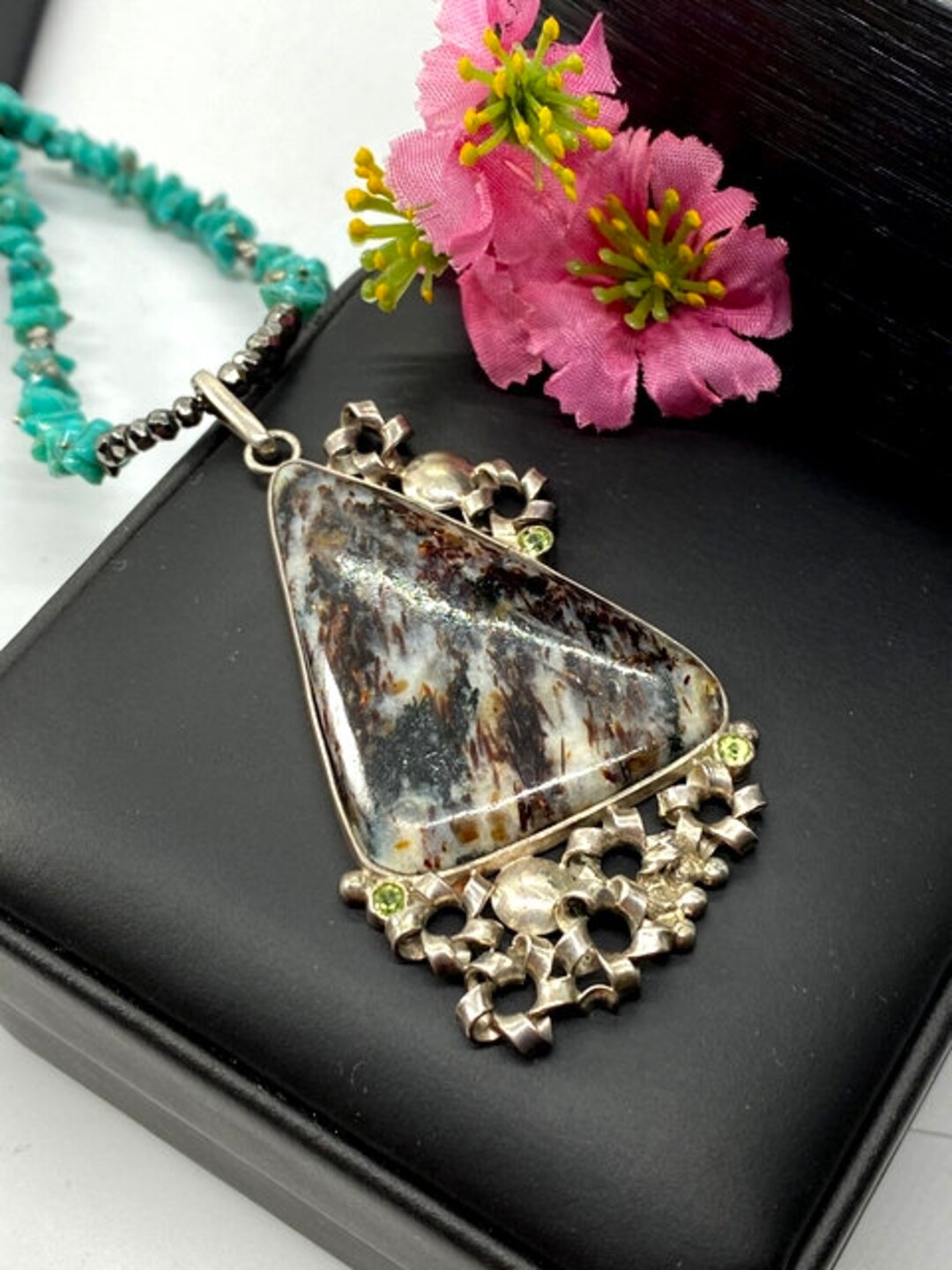 Astrophyllite Pendant - Artisan Handmade Pendant - Unique Gemstone ...
