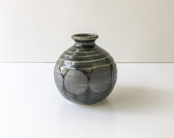 Round Pottery Vase | Etsy