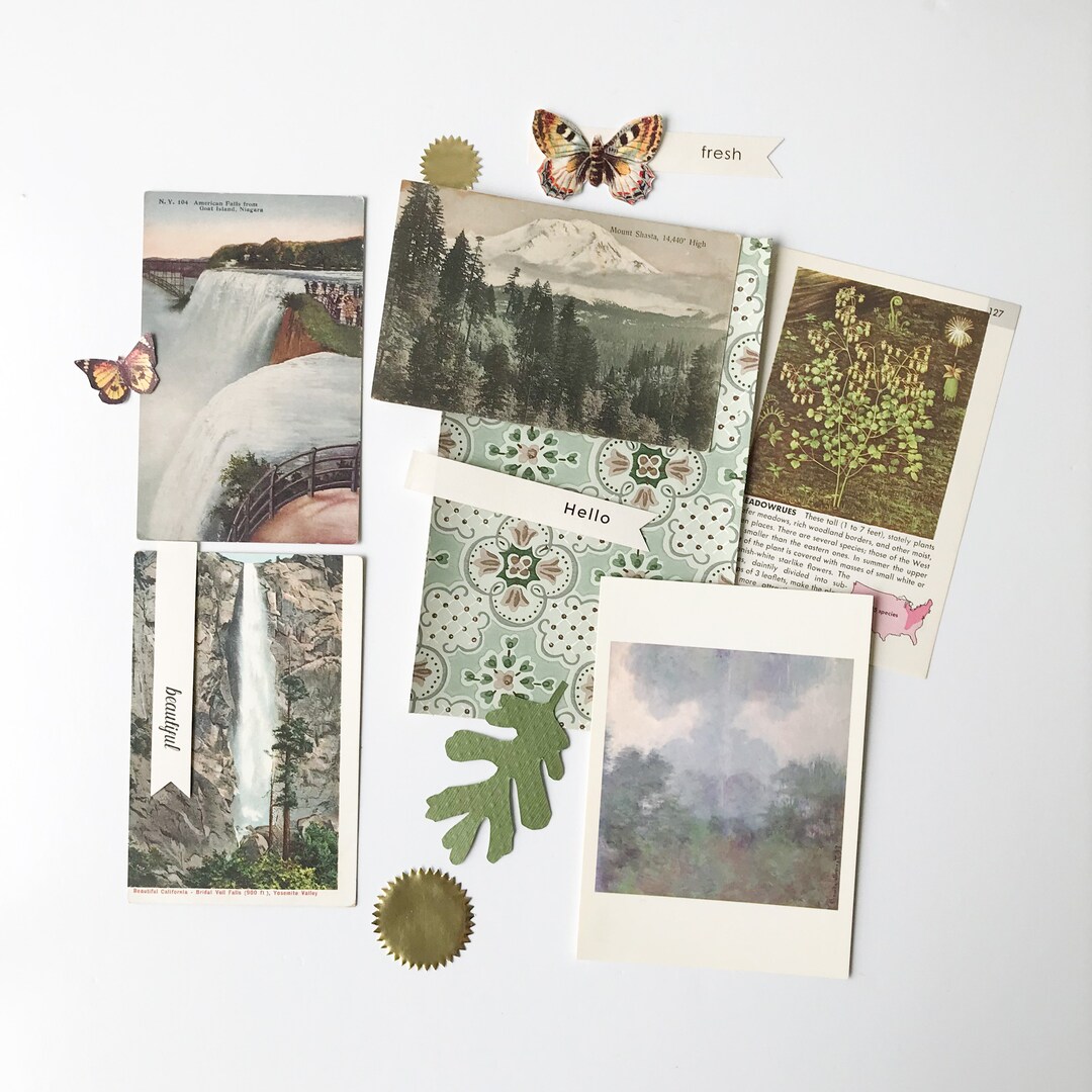 Vintage Paper Pack, Gift Wrap, Scrapbook Paper, Junk Journal, Vintage ...