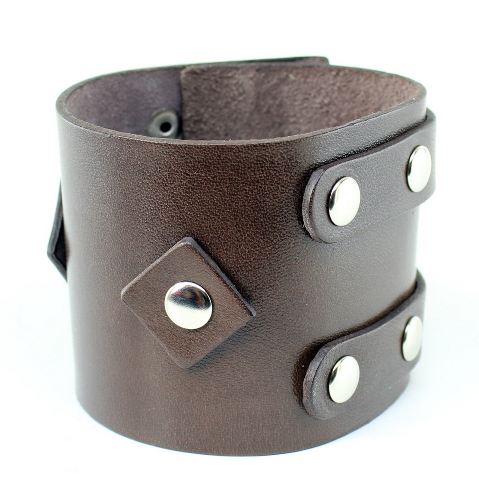JOHNNY DEPP Leather Bracelet Wide Johnny Depp Style Leather - Etsy