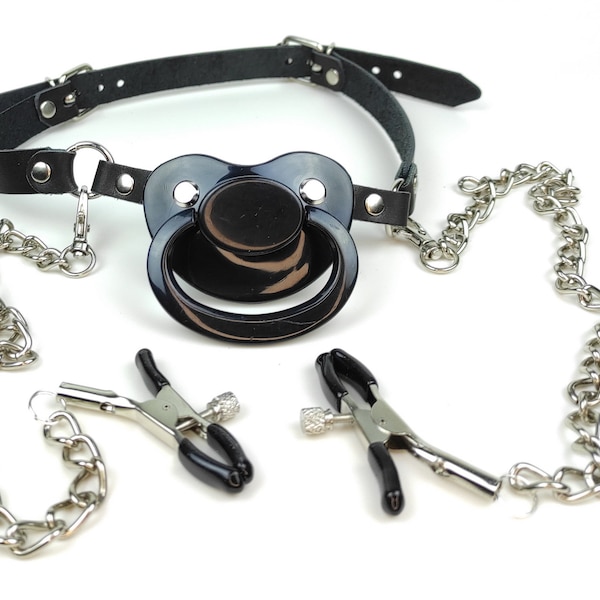 Bondage Pacifier Gag - Etsy
