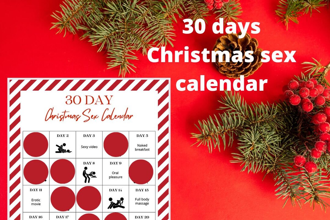 Sexy Advent Calendar For Christmas Printable T With Sex Etsy