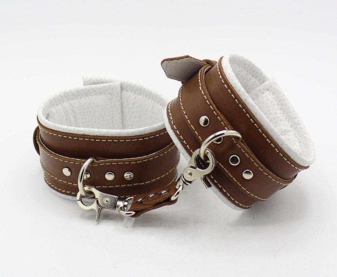Black Leather Shackles on Your Feet, Durable and Stylish, Perfect for ...