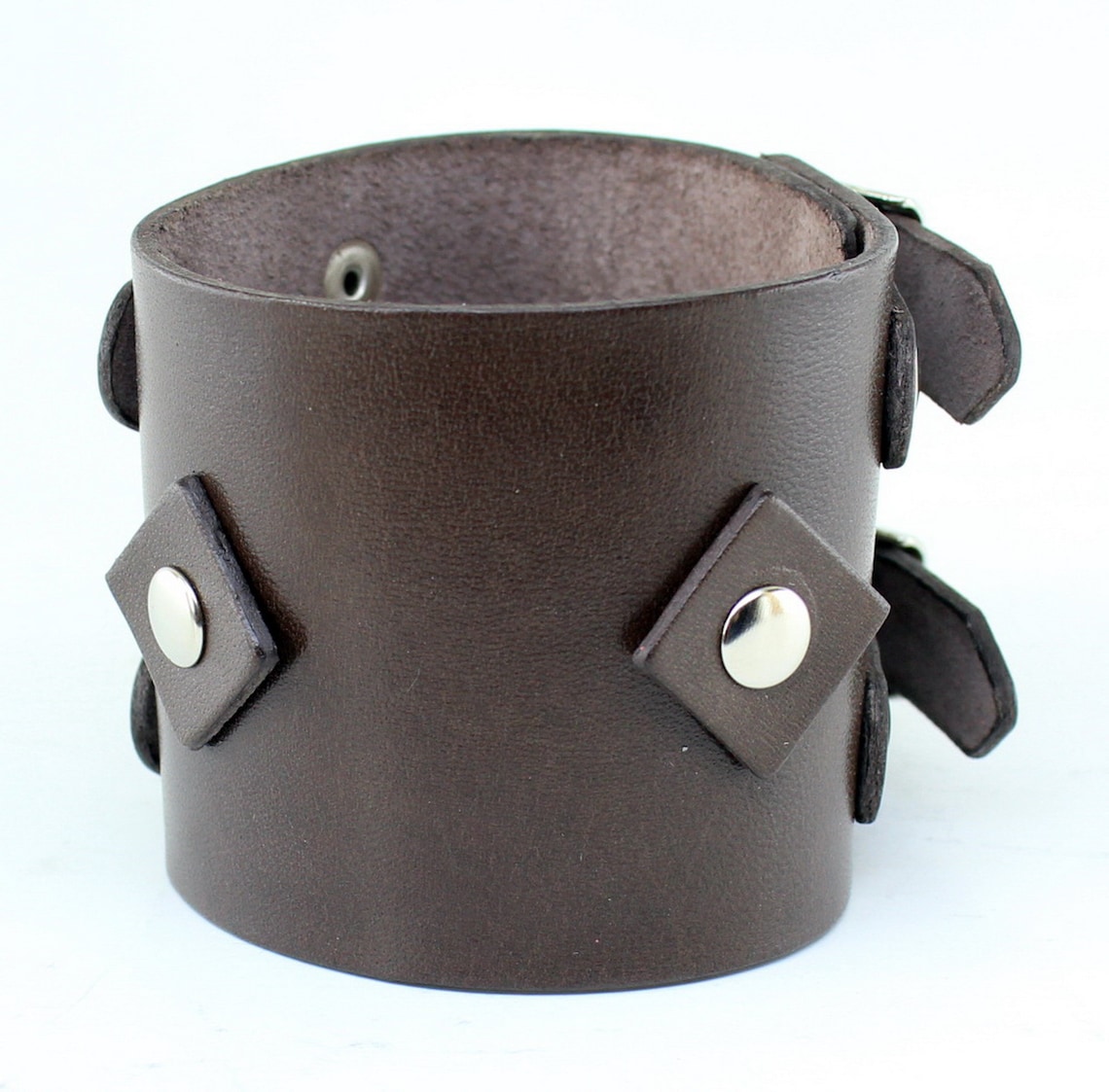 JOHNNY DEPP Leather Bracelet Wide Johnny Depp Style Leather | Etsy