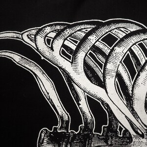 Rib Cage Back Patch - Bones Patch, Skeleton Backpatch, Large Patch ...