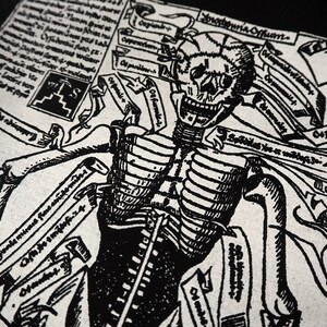 Skeleton Back Patch Black Metal Back Patch, Goth Backpatch, Death ...