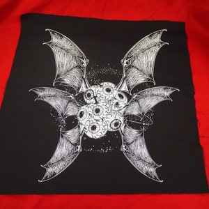 Demon Back Patch - Biblically Accurate, Punk Backpatch, Goth Patches ...