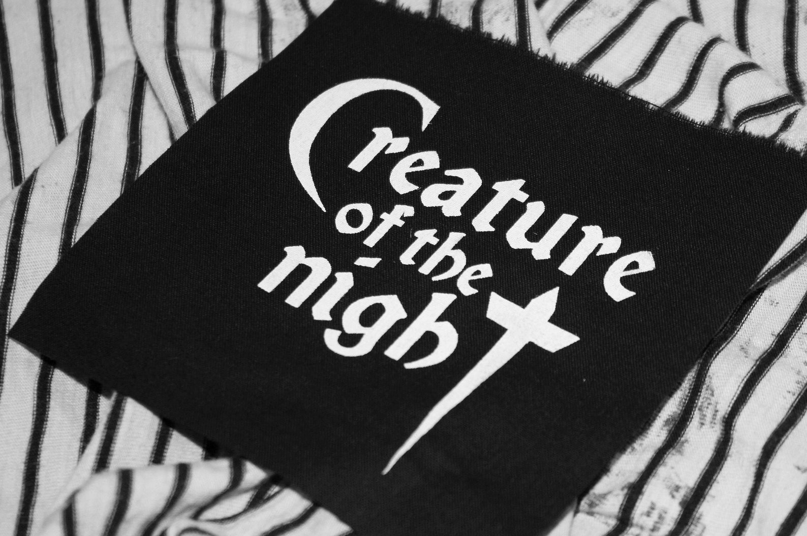 Creature of the Night Patch Goth Patch Gothic Patches for - Etsy UK