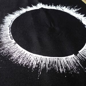 Solar Eclipse Back Patch: Screen Printed Cotton Sew on Backpatch for ...
