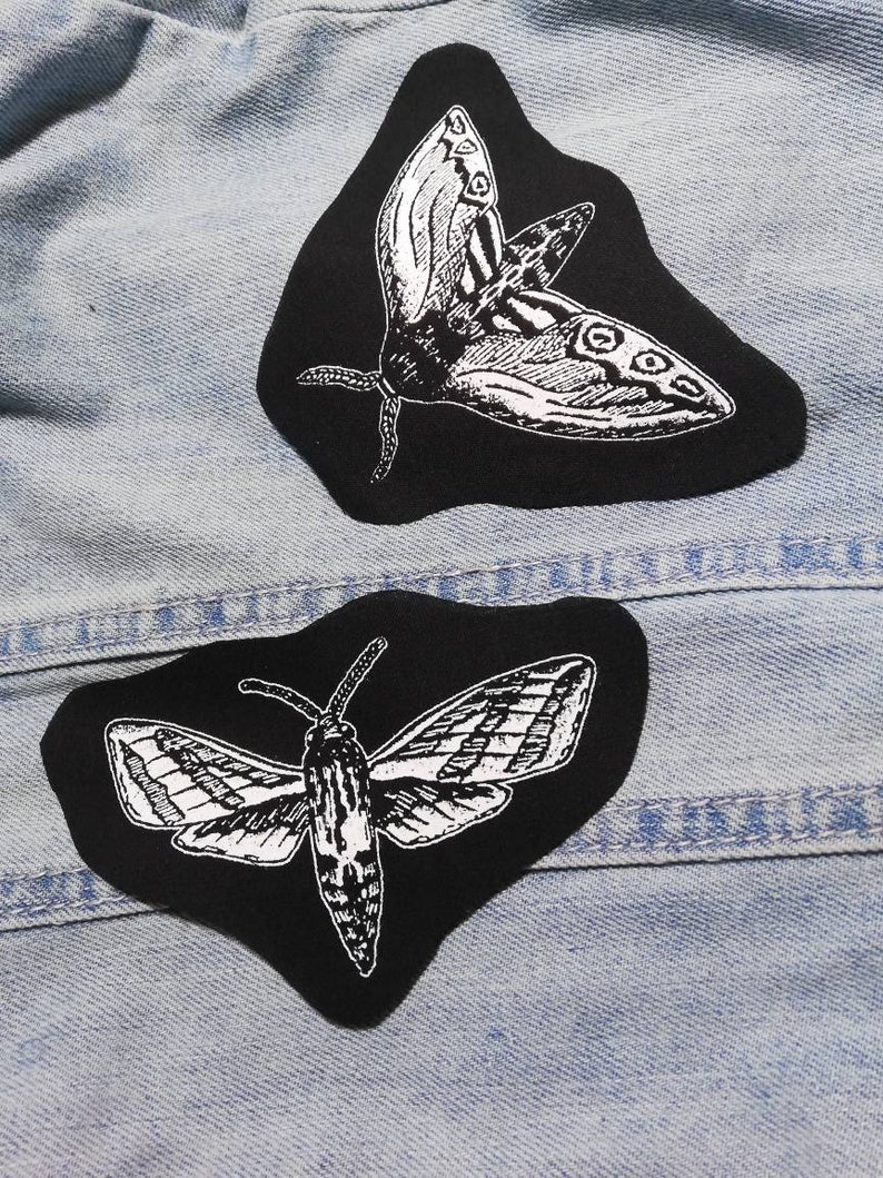 Moth Patches Insect Patch Bug Patch Animal Patch - Etsy UK