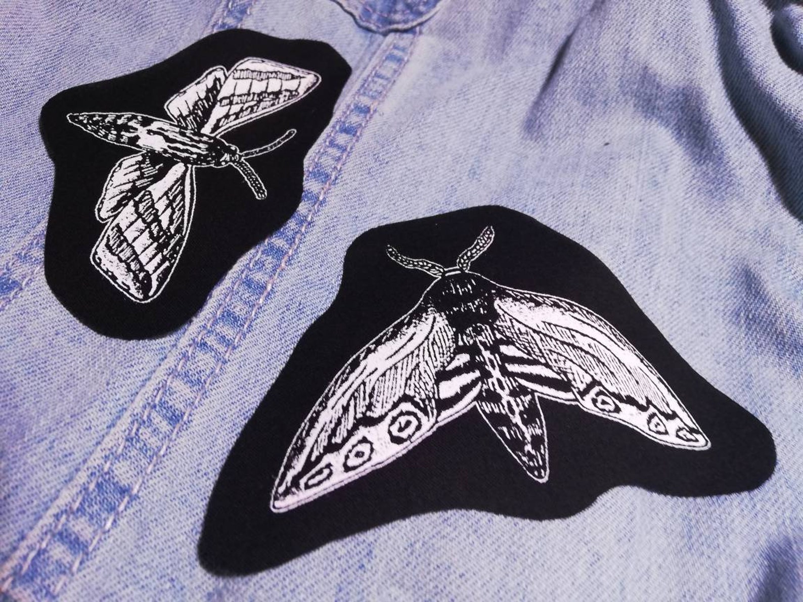 Moth Patches Insect Patch Bug Patch Animal Patch - Etsy UK