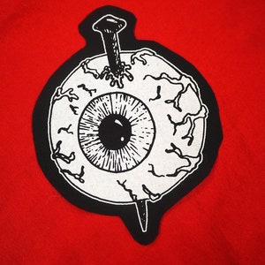 Eyeball Patches - Horror Patches, Gothic, for Clothes, Eye Patch, Sew ...