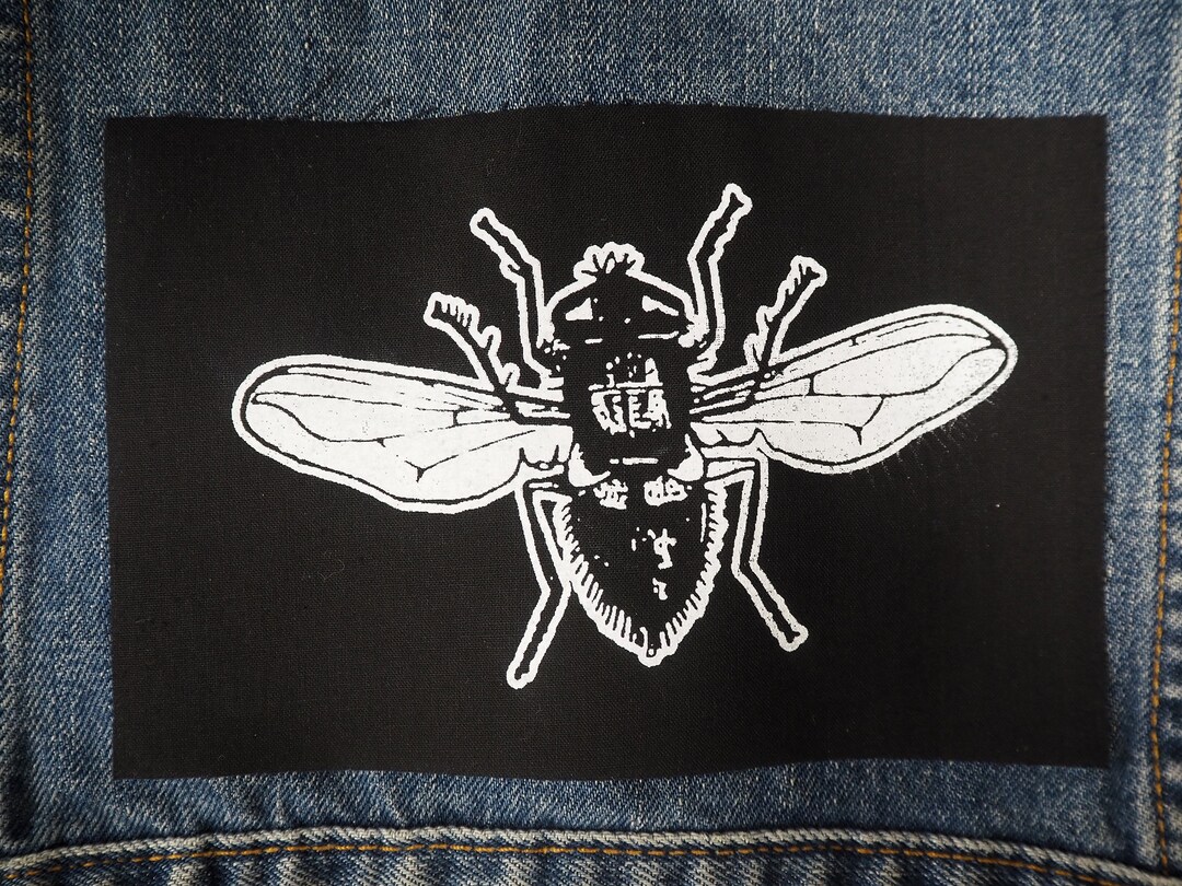 Fly Patch - Insect Patch, Horror Patch, Black Metal, Crust Punk Rock ...
