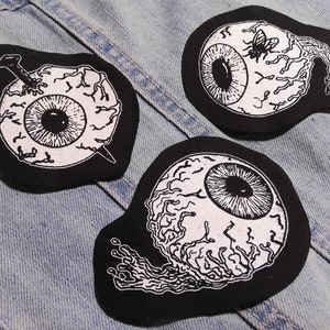 Eyeball Patches Horror Patches Gothic Witchy Eye Patch - Etsy