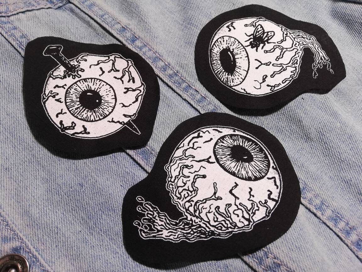 Eyeball Patches Horror Patches Gothic Fashion Witchy Eye | Etsy