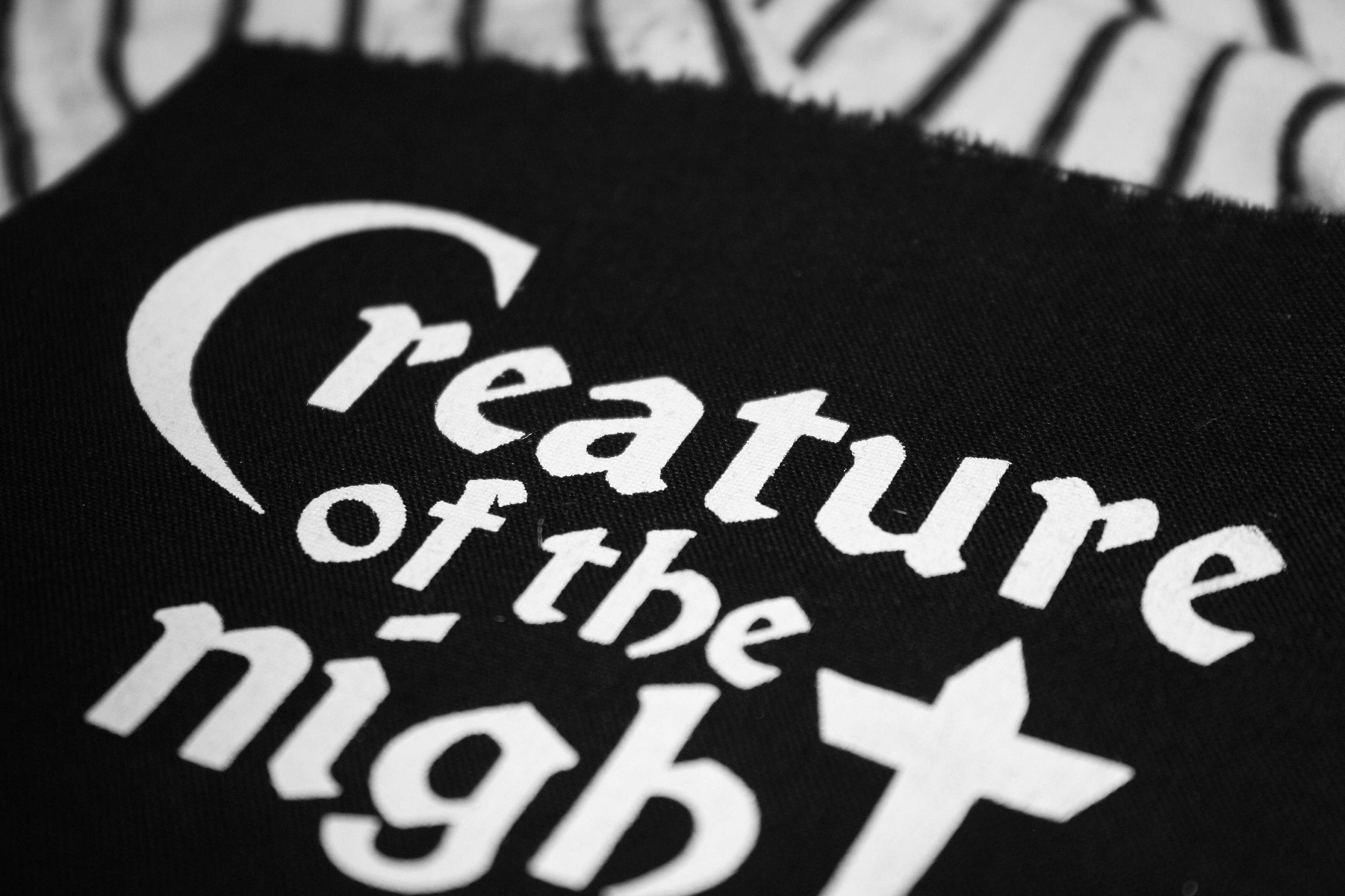 Creature of the Night Patch Goth Patch Gothic Patches for - Etsy UK