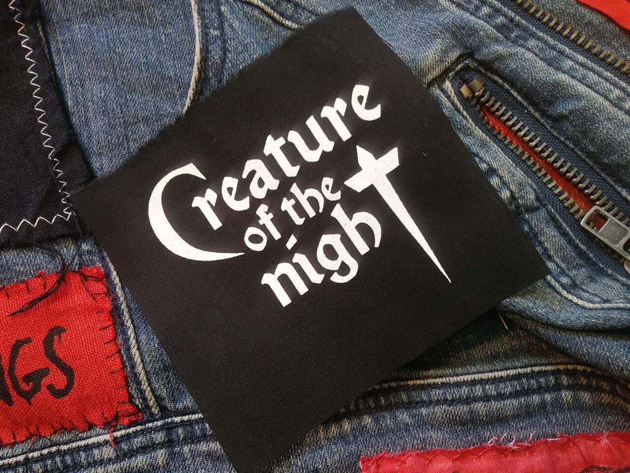 Creature of the Night Patch Goth Patch Gothic Patches for - Etsy UK