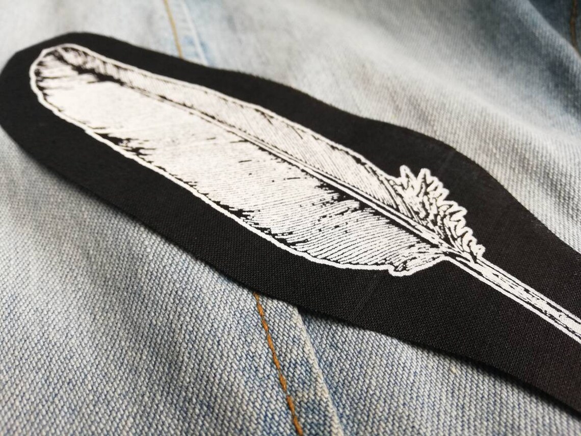 Feather Patch Bird Patch Angel Patch Cute Patch Gothic - Etsy
