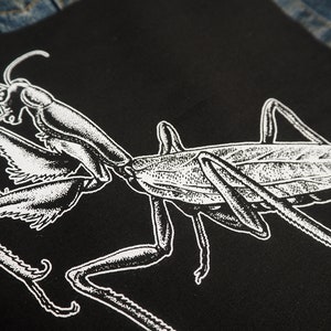 Praying Mantis Patch - Insect Patch, Nature Goblincore, Crust Punk, Horror Patch, Patches for ...