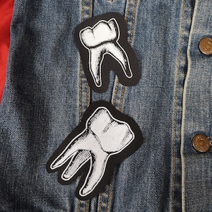 Occult Tooth Patches - Wisdom Teeth, Punk Patch, Goth Patch, Pagan ...
