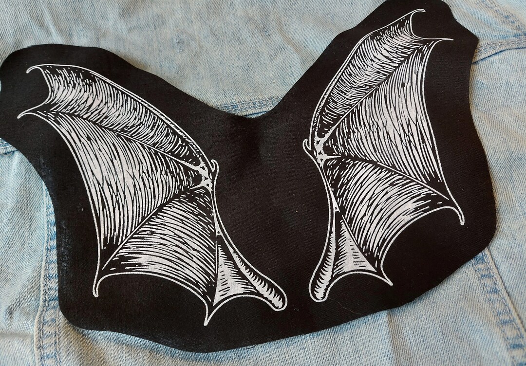Demon Wings Back Patch Punk Backpatch Goth Patches Occult - Etsy