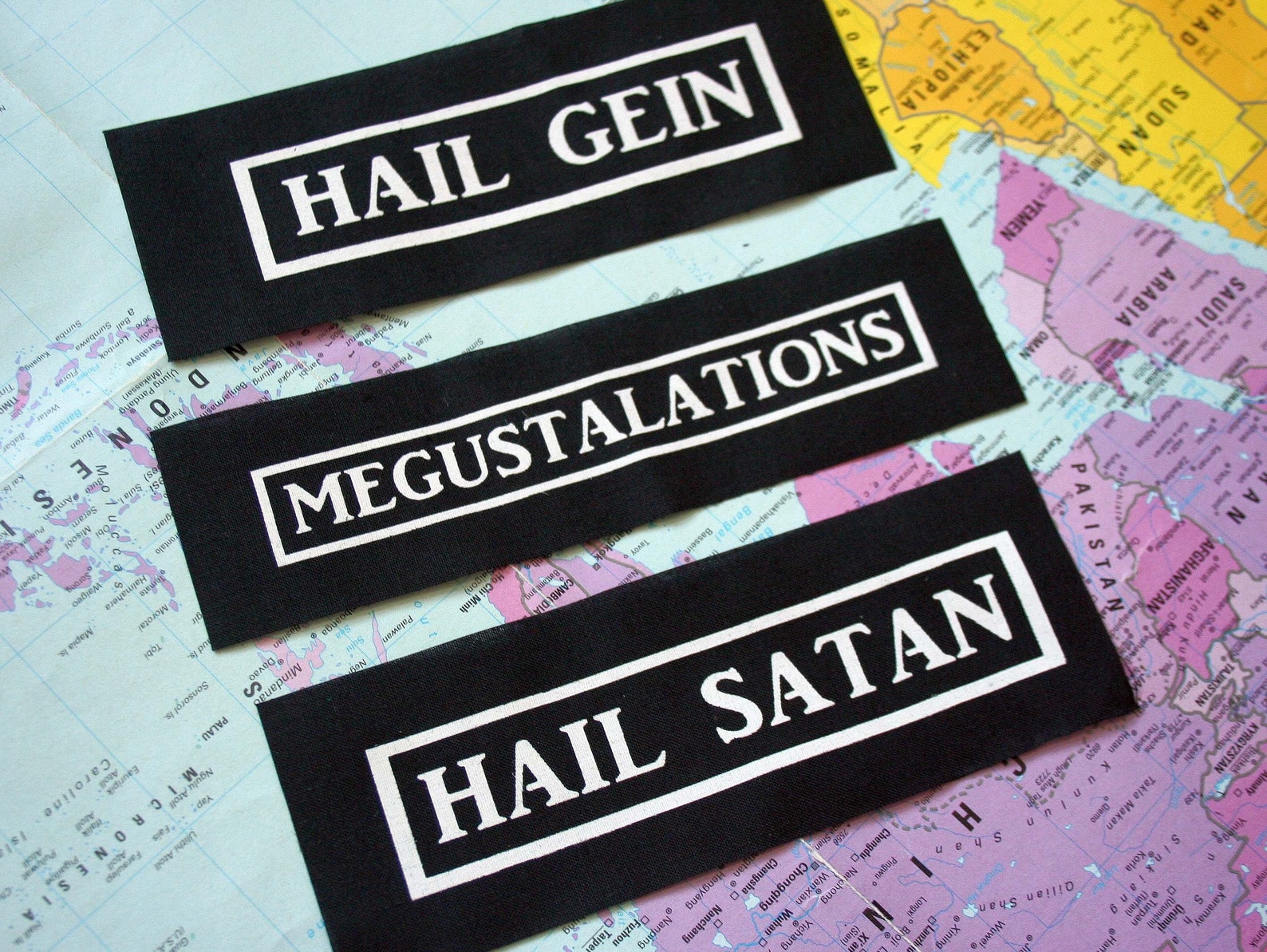 Hail Satan Patch Satanism Devil Patch Satanic Patch 666 - Etsy UK