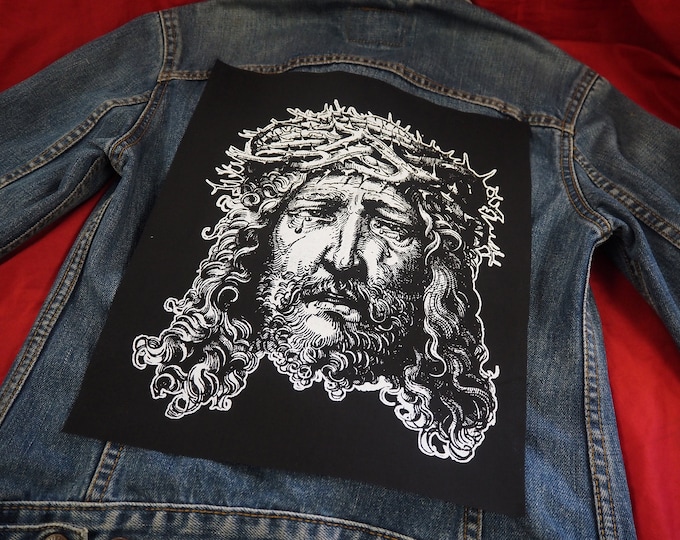 Jesus Back Patch - Passion Christ, Metal Backpatch, Punk Patches ...
