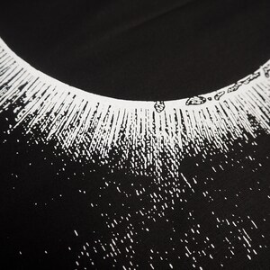 Solar Eclipse Back Patch: Screen Printed Cotton Sew on Backpatch for ...