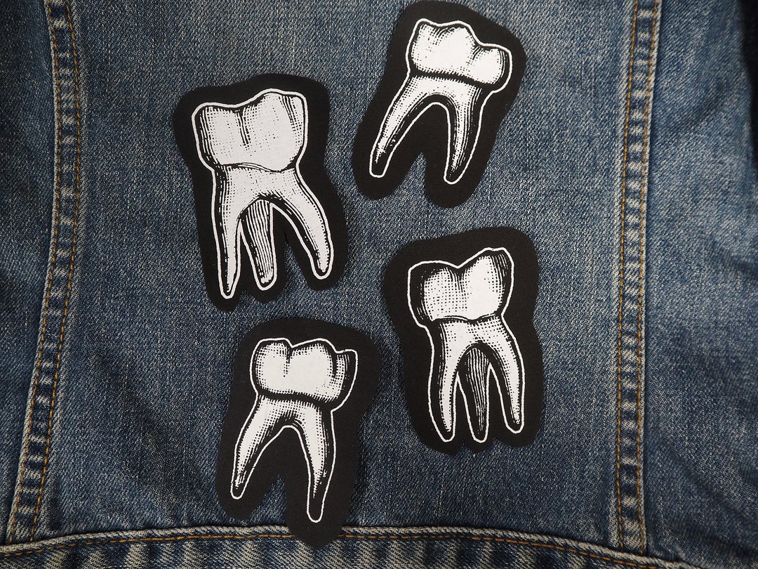 Occult Tooth Patches - Wisdom Teeth, Punk Patch, Goth Patch, Pagan ...