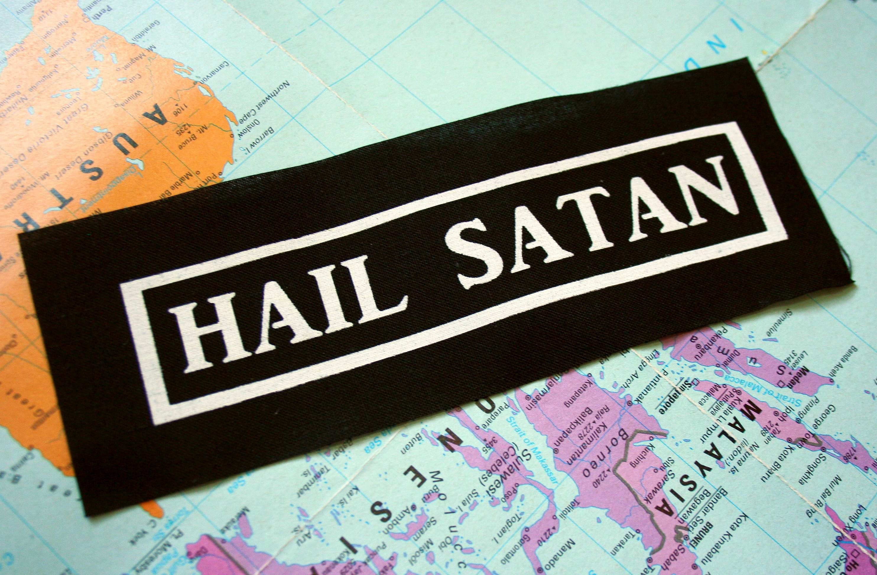 Hail Satan Patch Satanism Devil Patch Satanic Patch 666 - Etsy UK