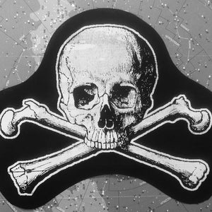 Skull and Crossbones Back Patch Pirate Flag, Sea Punk Backpatch, Skull Patch, Horror Patch ...