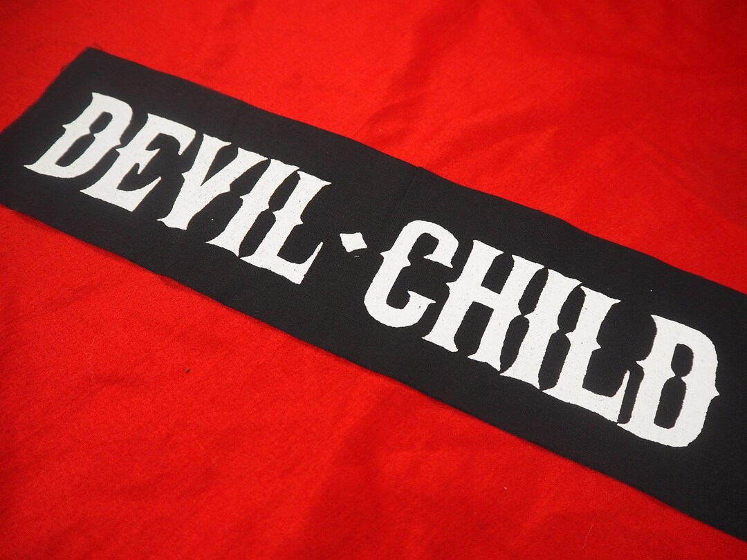 Devil Child Rocker Patch - Wild Child, Satanic Patch, Demonic, Punk ...