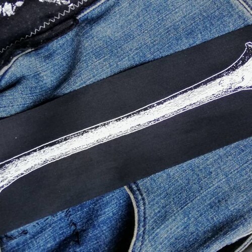 Bone Iron on Patch - Etsy